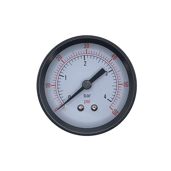 Manômetro Horizontal 50mm Rosca 1/4 Escala 0 A 4 Bar 60 Psi - LAB - Manômetro - Magazine Luiza