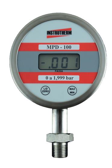 Manômetro Medidor de Pressão 0 a 1,999 bar Classe 3A Com Certificado ...