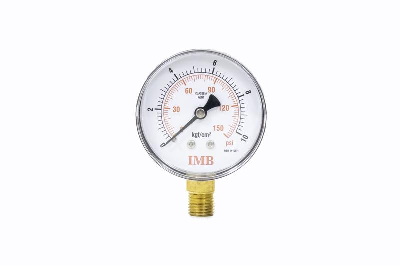 Manômetro Medidor De Pressão 150 Psi X 1/4 Npt Ivm Italy - Roddex ...