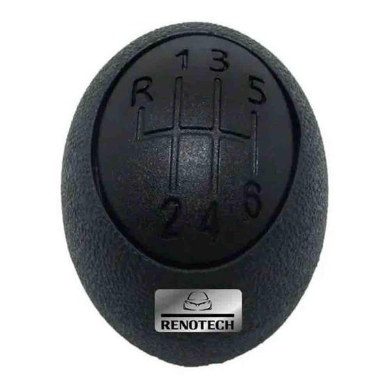 Manopla Alavanca Cambio 6 Marchas Master Fluence 8201086359 - Renotech ...