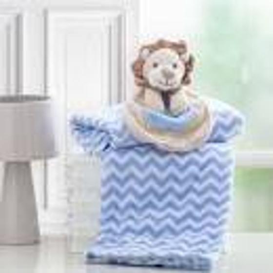 MANTA BEBÊ COM NANINHA DE BICHINHOS 75cm X 1,00m -CORTTEX - CORTEX ...