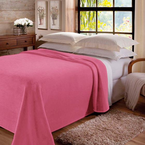 Manta Casal Microfibra Lisa - Várias Cores - Camesa - Manta - Magazine ...