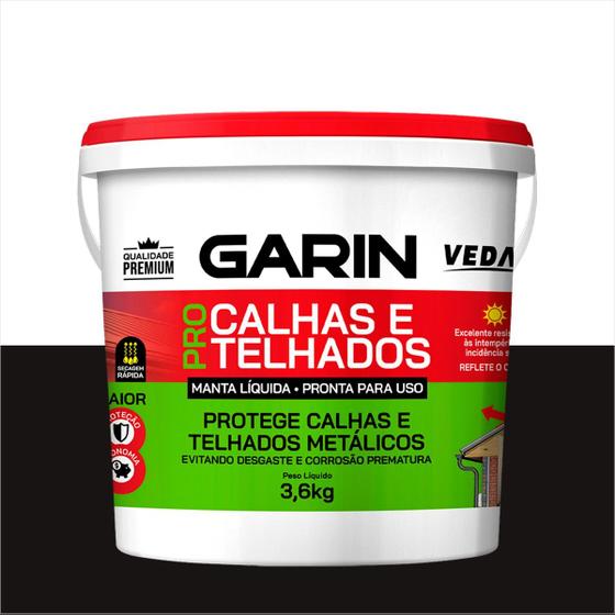 Manta líquida Calhas e Telhados Pro metalica galvanizado premium ...