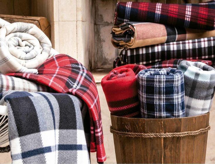 Manta polar flanelada casal - camesa - Manta - Magazine Luiza