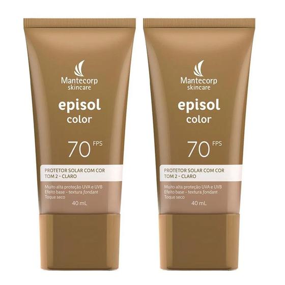 Mantecorp Skincare Episol Color Kit com 2 Protetores Solares com Cor ...