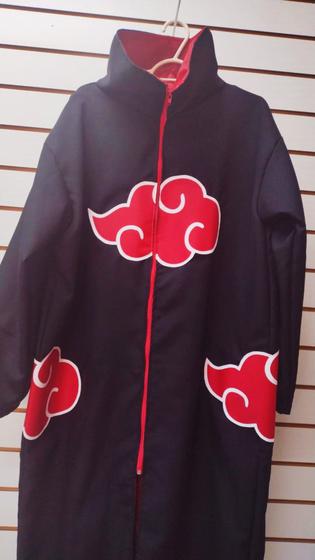 Manto Akatsuki Naruto Capa Fantasia Cosplay - Yujin Kaory - Fantasia ...