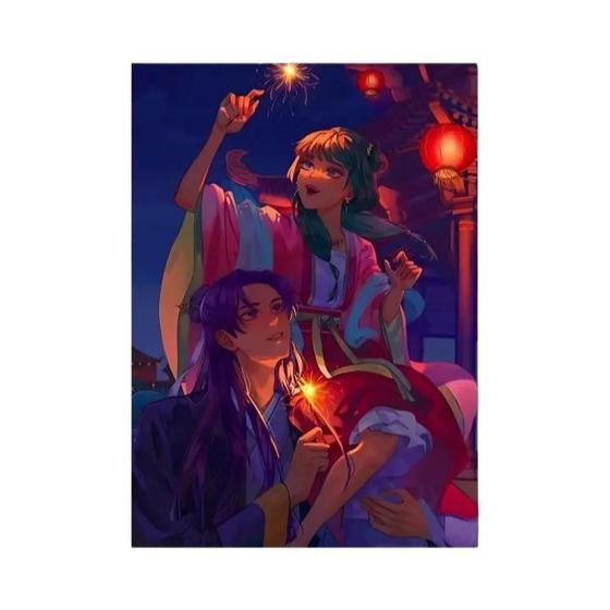 Maomao Jinshi Poster Sem Moldura Kraft Club Bar Papel Arte De Parede ...