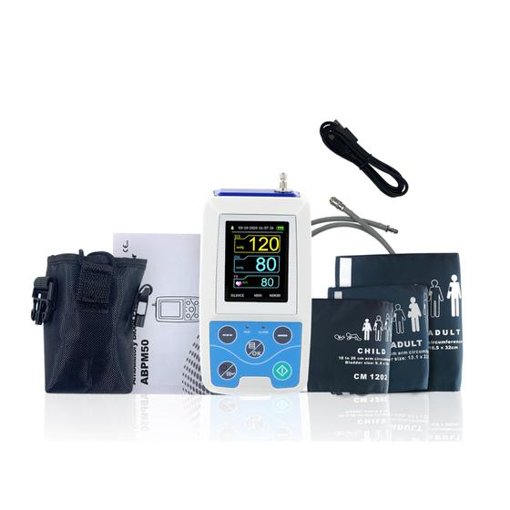 Mapa 24h ABPM50 Contec Monitor de Pressão Telemedicina - Medidor de ...