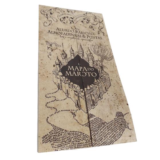 Mapa Do Maroto Hogwarts Harry Potter Dobras Portugues - Mapas ...
