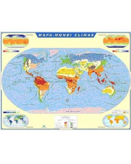 Mapa Laminado 120cm x 90 cm Mundi Climas - Mega mapas - Mapas ...