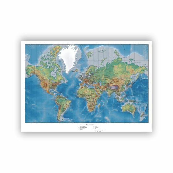 Mapa Mundi Parede Painel Lona 07 - Micro Oficina - Papel de Parede ...