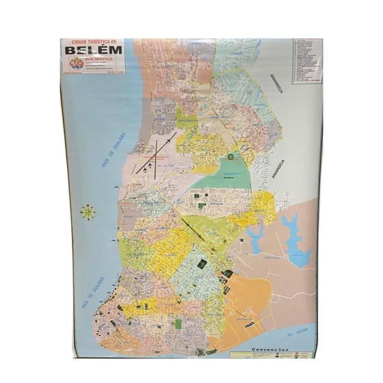 Mapa Planta de Belém PA - COM SUPORTE - Bia Mapas - Vasos para Plantas ...