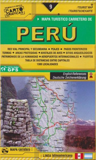 Mapa rodoviario peru - CARTO GRAFICAS - Mapas - Magazine Luiza
