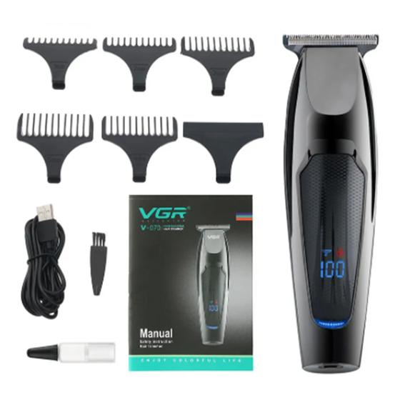 Maquina acabamento professional hair trimmer usb vgr v-070 - Aparador de Pelos, Barba e Cabelo ...