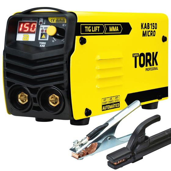 Máquina Aparelho Solda Inversora 150A 220v Tig Lift MMA Tork - Super ...
