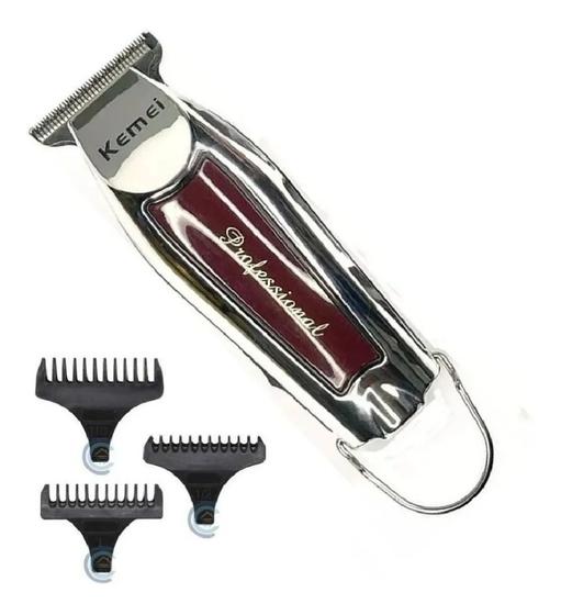 Maquina De Acabamento Cabelo Barba Sem Fio Kemei 9163 Nova - Aparador de Pelos, Barba e Cabelo ...