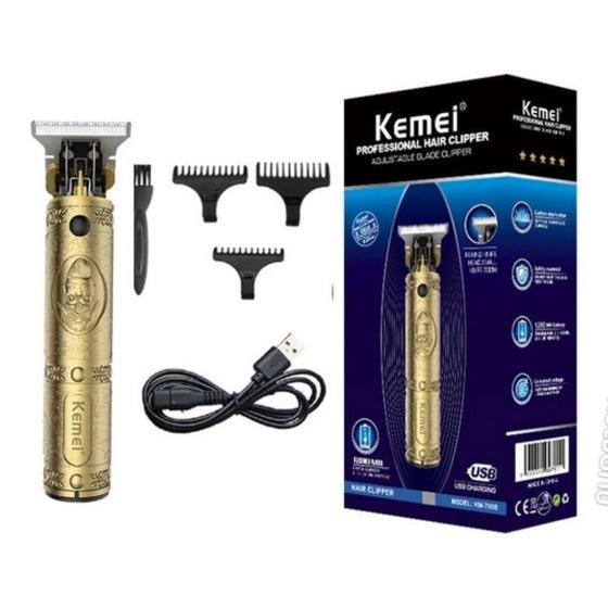 Máquina De Acabamento Profissional Kemei Km-700B - Aparador de Pelos, Barba e Cabelo - Magazine ...