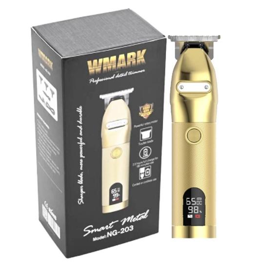 Maquina De Acabamento Profissional Wmark Ng203 Gold - Aparador de Pelos ...