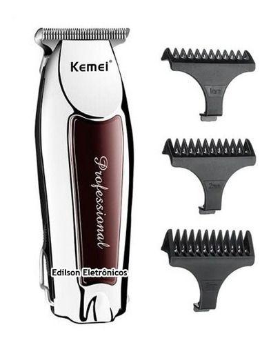 Maquina De Acabamento Sem Fio Profissional Kemei-9163 - Aparador de Pelos, Barba e Cabelo ...