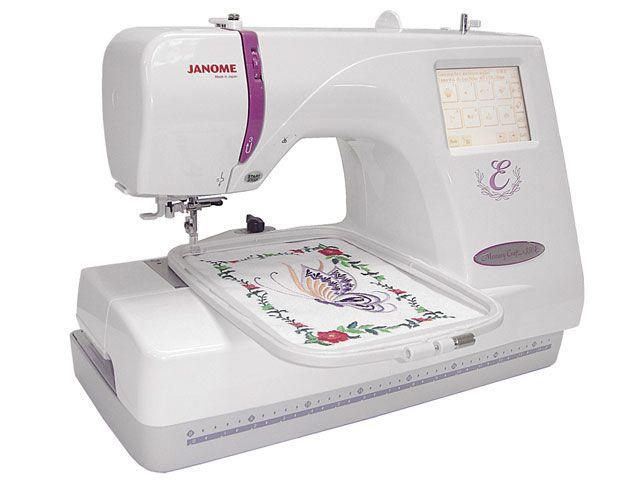 Máquina de Bordado Janome - MC350E USB - Máquina de Bordar Doméstica - Magazine Luiza