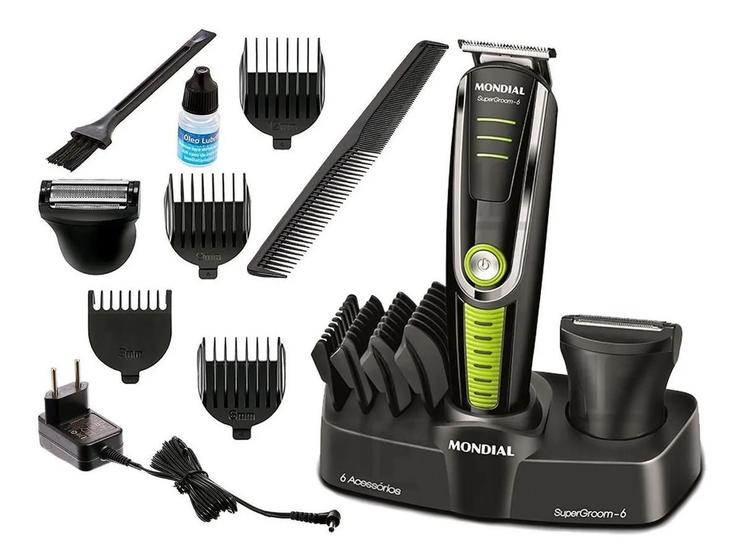 Maquina De Cabelo Aparador De Pelos Super Groom Bivolt - Mondial ...
