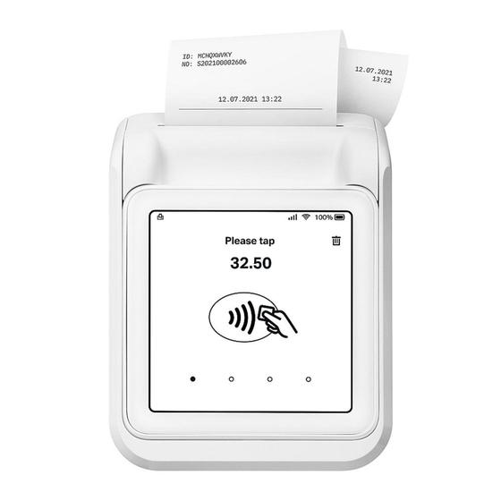 Máquina de Cartão SumUp Solo Printer Wi-Fi e Chip Tela touch-screen ...