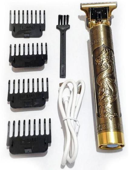 Máquina De Cortar Cabelo Profissional Dragon Degradê T9 - Trimmer ...