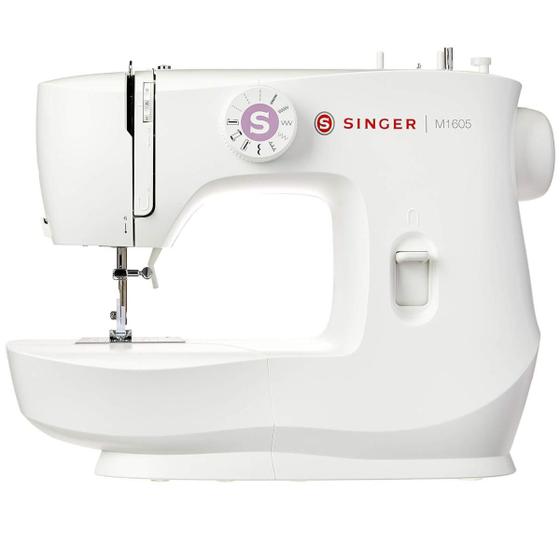 Máquina De Costura Reta Singer M1605 Portátil Branco - Máquina de ...