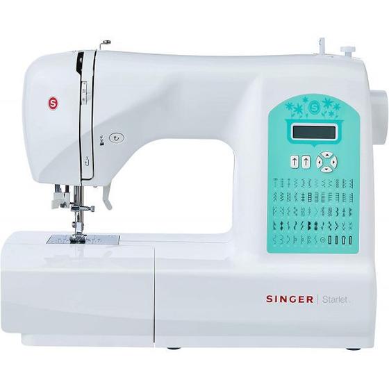 Máquina De Costura Reta Singer Starlet 6660 Portátil 56 Pontos 220v ...