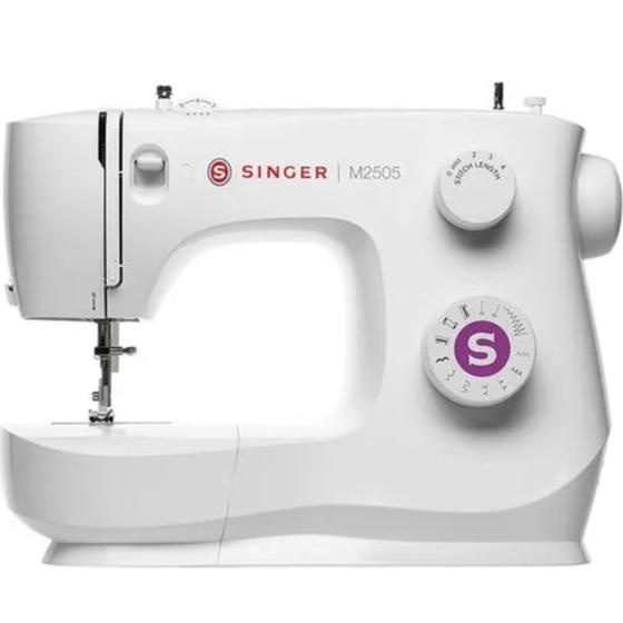 Máquina De Costura Singer M2505 Portátil Reta 10 Pontos 220v Branco ...