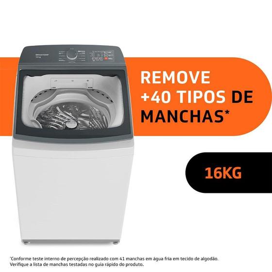 Máquina de Lavar Roupas 16 Kg Brastemp BWK16AB, Ciclo Edredom Especial, Enxague Anti-Alérgico ...