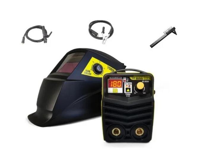 Maquina De Solda Inversora 180a 220v c/ Máscara automática Kab180 Tork ...