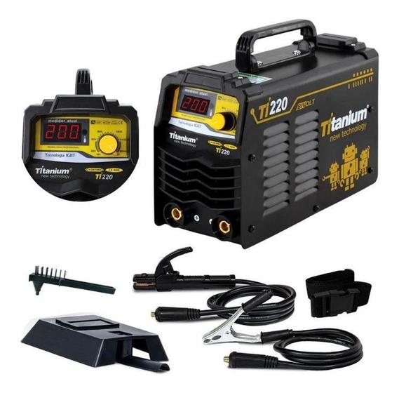 Maquina de solda inversora 200a turbo biv ti220 biv 5237 titanium ...