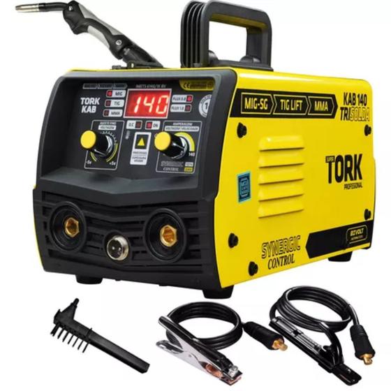 Maquina De Solda Inversora Mig Sem Gas Tig Eletrodo Bivolt - SUPER TORK - Máquina de Solda ...