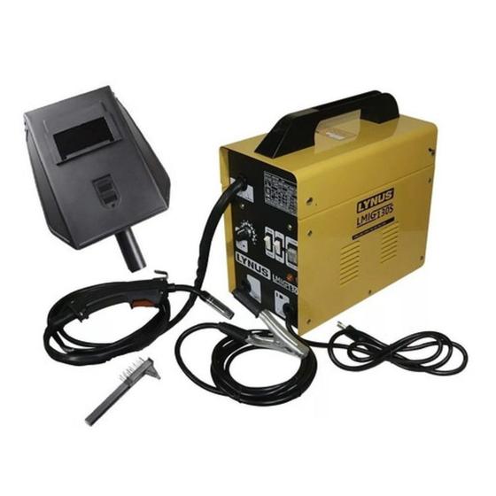 Maquina de solda mig sem gas 130a lynus lmig-130s 220v - Máquina de ...