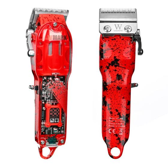 Máquina NG-320 Profissional De Cortar Cabelo E Barba Sem Fio Elétrico ...