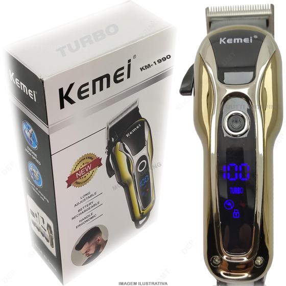 Maquina Para Corte Cabelo Kemei 1990 Turbo - Máquina de Cortar Cabelo - Magazine Luiza