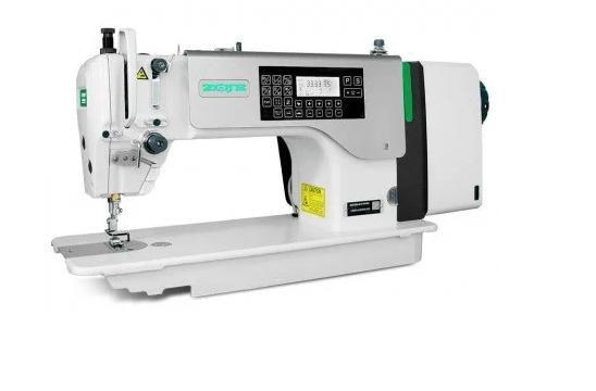 Maquina reta eletronica zoje a8100-d4-w com carter blindado com kit de calcadores e luminaria de ...