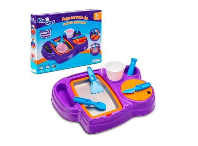 Maquina Sorvete Chapa Brinquedo Chefe Origina Multikids - Brincadeiras ...