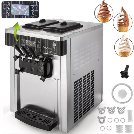 Maquina Sorvete Expresso Italiana Inox 3sabores Sorveteria - Sorvety ...