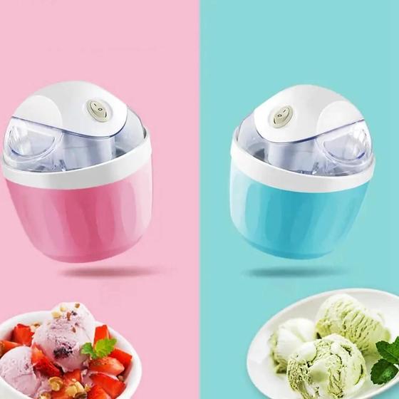 Máquinas de Sorvete 500ML Automática de Iogurte Congelado Fácil Sorvete ...