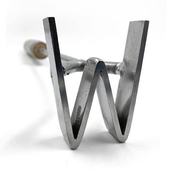 Marca de Gado em aço inox Letra W - Keep Roping - Caneta - Magazine Luiza