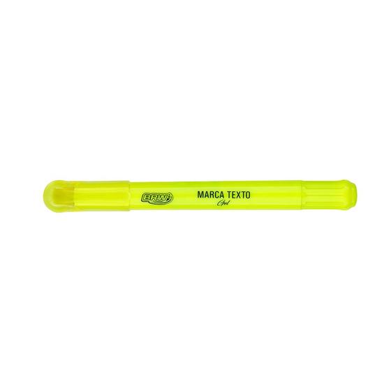 Marca-Texto Fluorescente Amarelo Em Gel - BRW - Caneta - Magazine Luiza