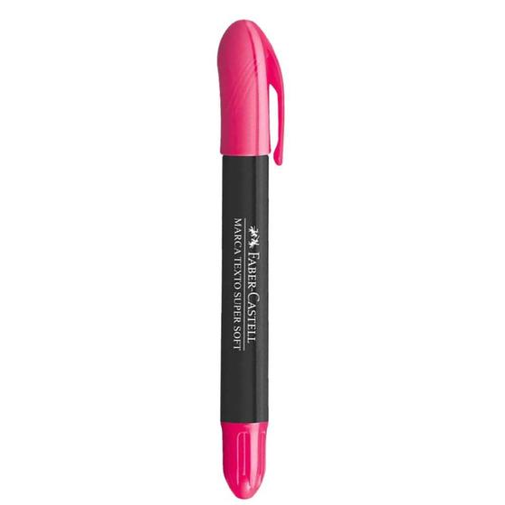 Marca Texto Super Soft - Rosa - Faber Castell - Caneta Marca Texto ...