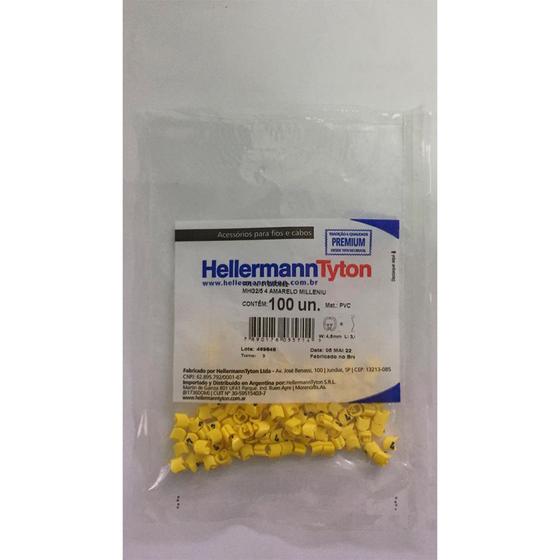 Marcador Fios e Cabos Helagrip 4 MHG2/5 Hellermann Tyton - HellermannTyton - Organizador de Fios ...