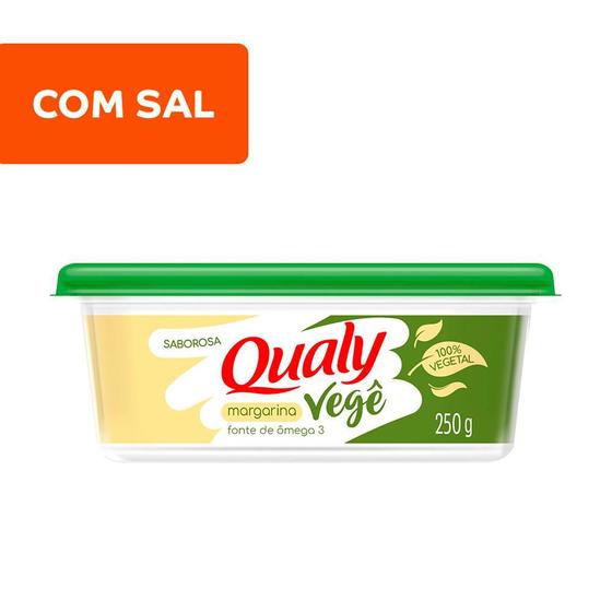Margarina Vegetal Qualy 250g Caixa com 24 unidades - Tempero - Magazine ...