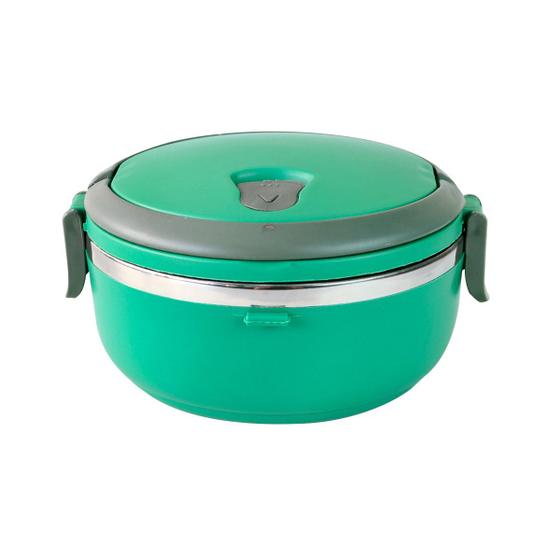 Marmita de inox com vedação de silicone alça e trava nas laterais - EQP ...