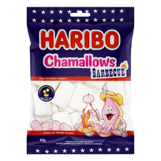 Marshmallow Chamallows Barbecue HARIBO 80g - Marshmallow - Magazine Luiza
