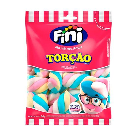 Marshmallows Fini Torção 80g - Marshmallow - Magazine Luiza