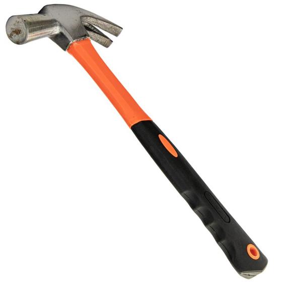 Martelo com Cabo de Fibra Unha Profissional Aço 27 mm 500 g - 123 UTIL ...